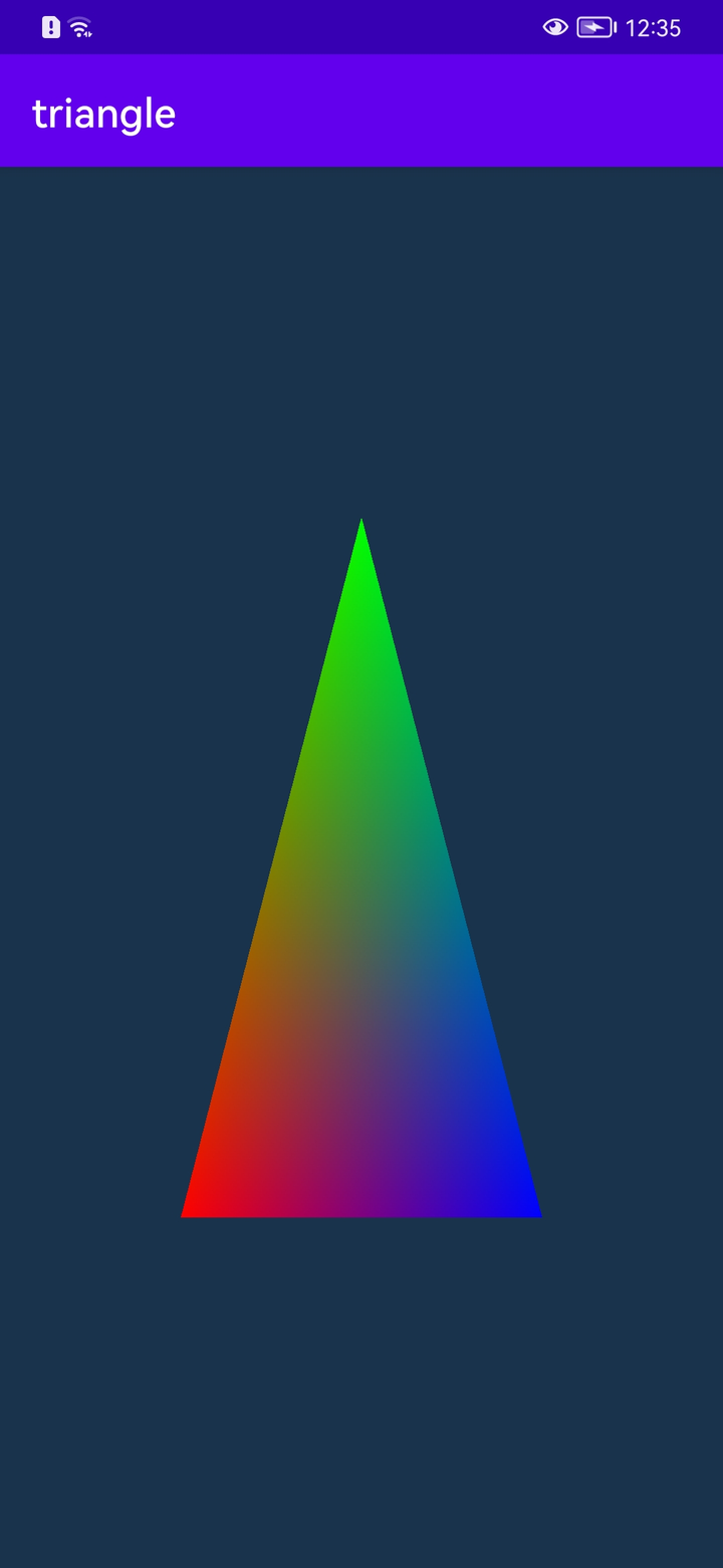 【opengl Es】绘制彩色三角形 知乎