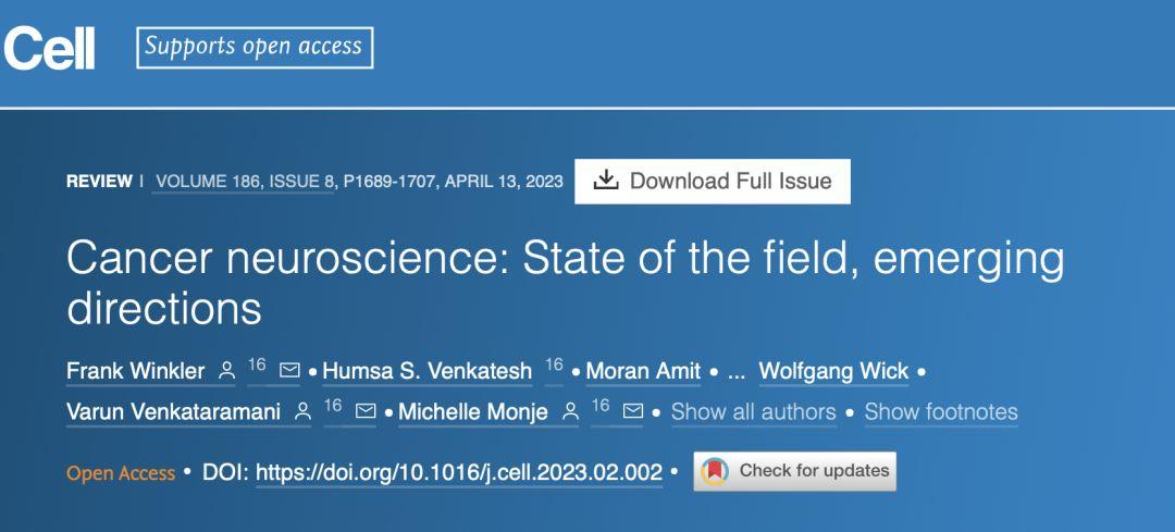 Nature、Cell综述：关注癌症的神经科学，跨学科协作推动发展 - 知乎