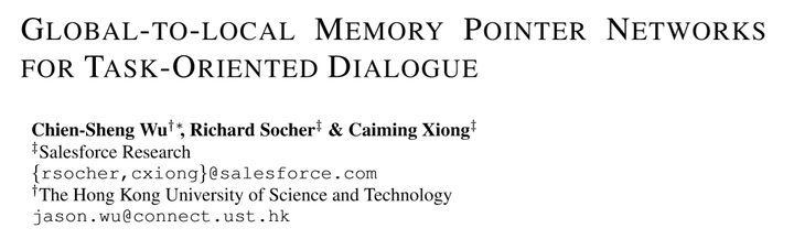 Global-To-Local Memory Pointer Networks论文阅读笔记及代码解析 - 知乎