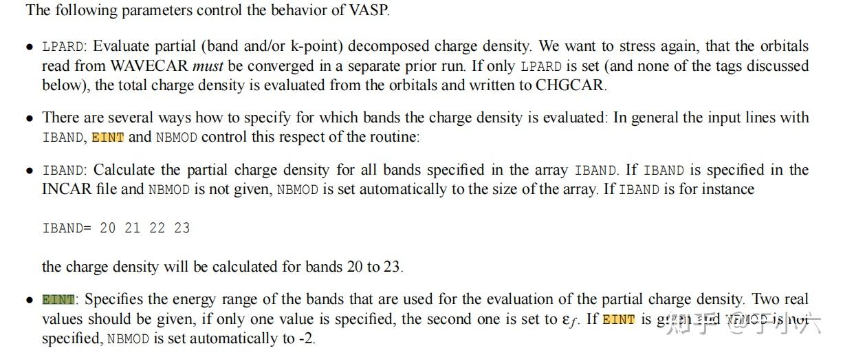 使用vasp画某些能级的分子轨道 - 知乎