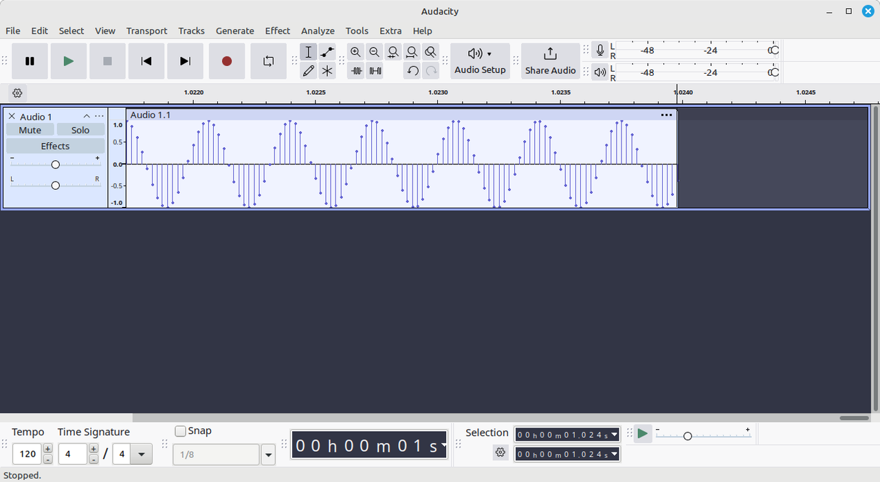 用音频软件 Audacity 运行 FFT - 知乎