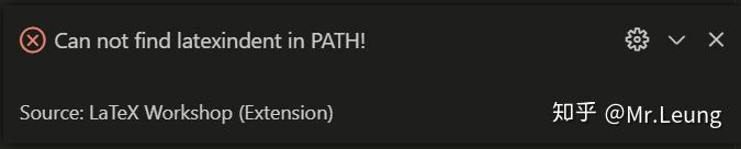 Can't not find latexindent in PATH!解决方案 - 知乎
