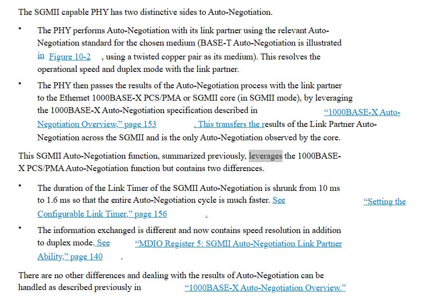 SGMII vs. 1000BASE-X Auto-Negotiation - 知乎