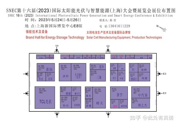 上海SNEC光伏展会展馆分布图已出 - 知乎