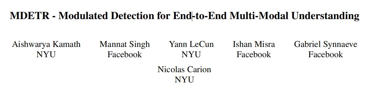 无需检测器提取特征！LeCun团队提出MDETR：实现真正的端到端多模态推理｜ICCV 2021 Oral - 知乎