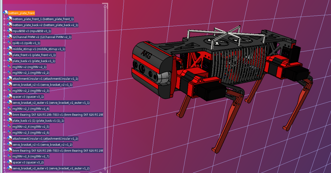 【机器人】robotic dog机器狗机械狗造型3D图纸 F3D STEP格式 - 知乎