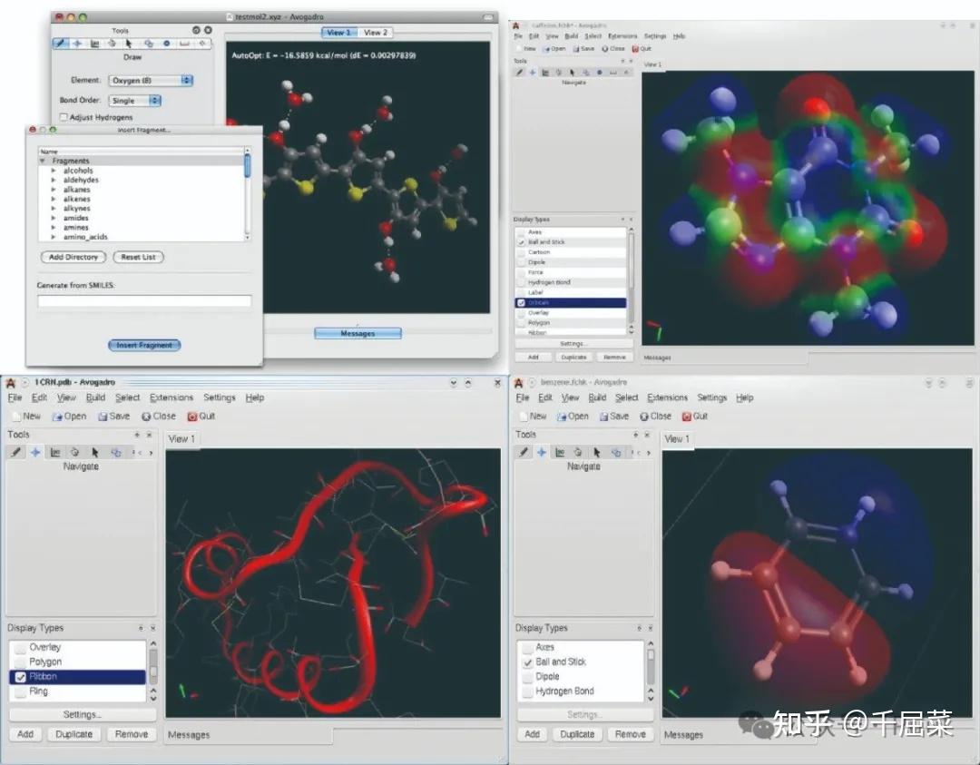 科研百宝箱：分子建模和可视化平台Avogadro - 知乎