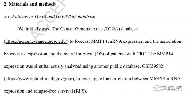 TCGA+GEO单基因生信SCI，15分钟手把手带你复现（内附详细操作教程） - 知乎