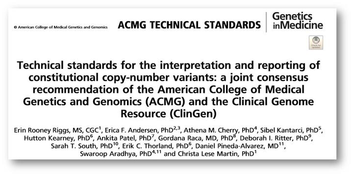 CNV变异评级的ACMG+ClinGen指南解读 - 知乎