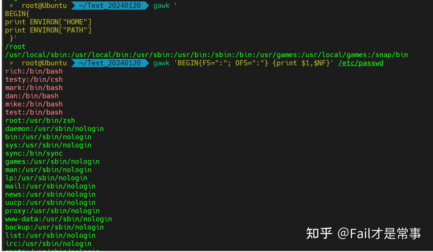 21_Shell进阶gawk命令_Linux基础Shell篇 - 知乎