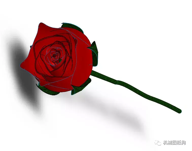 【生活艺术】一只Rose玫瑰花3D数模图纸 Solidworks设计 - 知乎