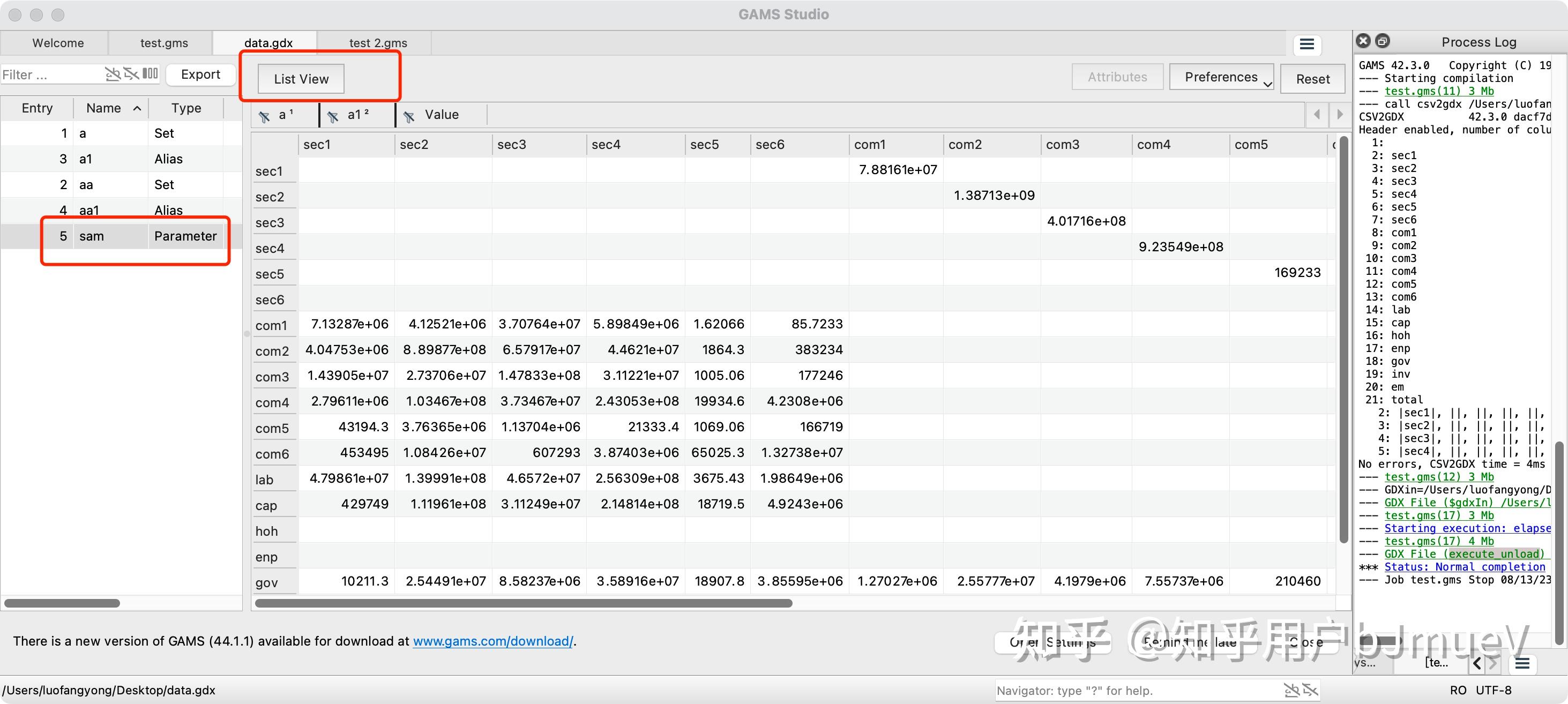 GAMS编写CGE模型代码第二篇：SAM配平代码（社会核算矩阵配平） - 知乎