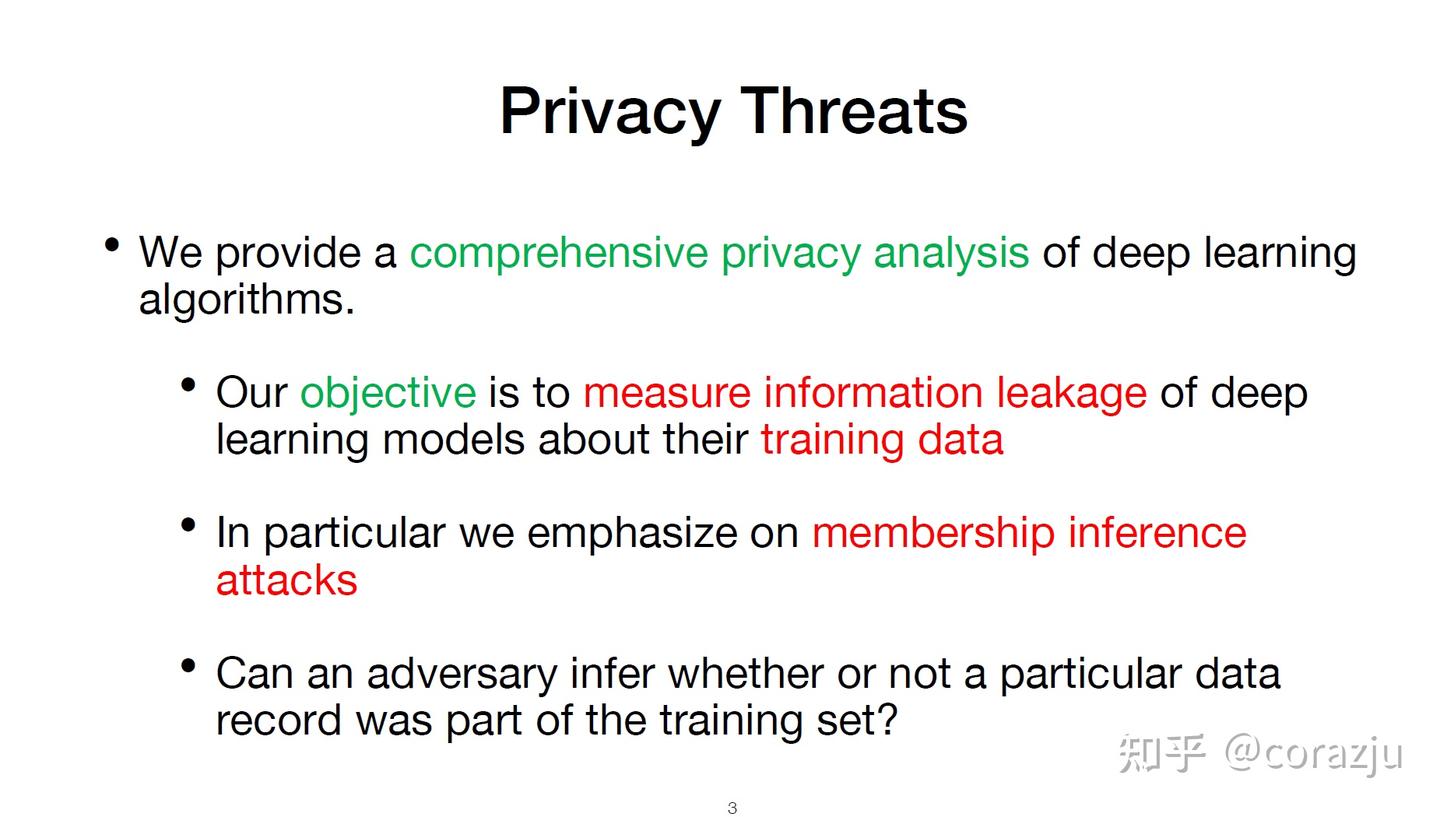 Passive and Active White-box Inference Attacks against Centralized and Federated Learning 论文理解 - 知乎