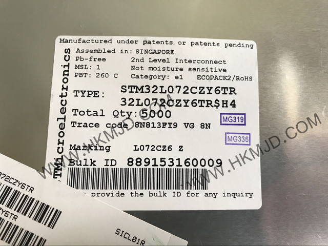 ST嵌入式MCU芯片STM32L072CZY6TR 32位微控制器 - 知乎