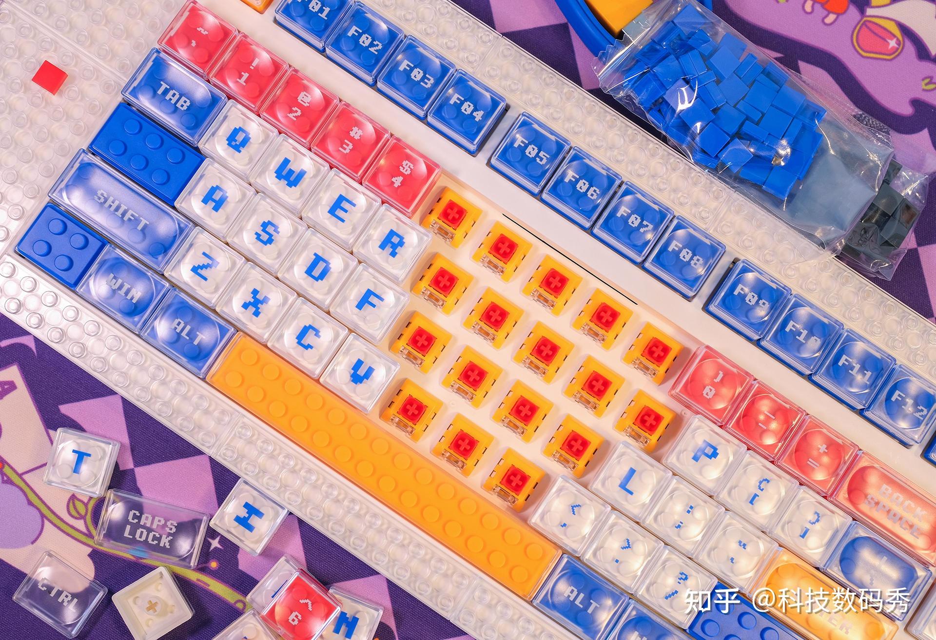 全网首发，MelGeek Pixel乐高积木机械键盘测评，乐高风格配色很帅 - 知乎