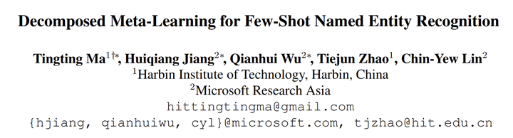 Decomposed Meta-Learning for Few-Shot Named Entity Recognition论文笔记 - 知乎