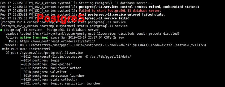 Failed to start PostgreSQL 11 database server的解决办法 - 知乎