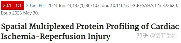 Circ Res | IMC绘制小鼠心肌缺血再灌注损伤的单细胞蛋白修饰时空图谱 - 知乎