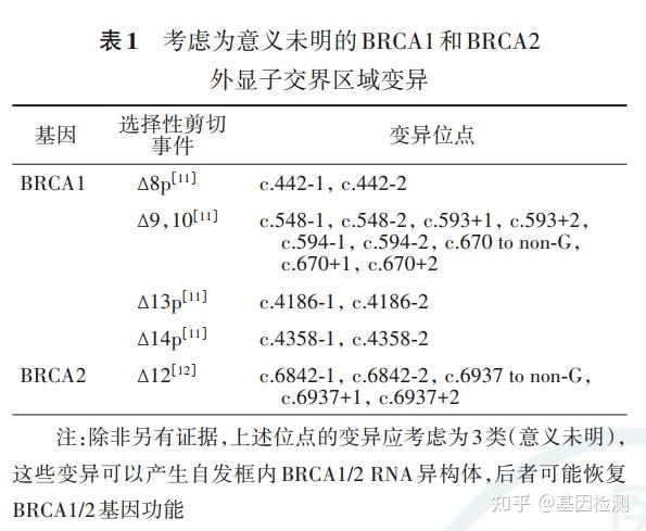 BRCA1/2数据解读中国专家共识（2021版） - 知乎