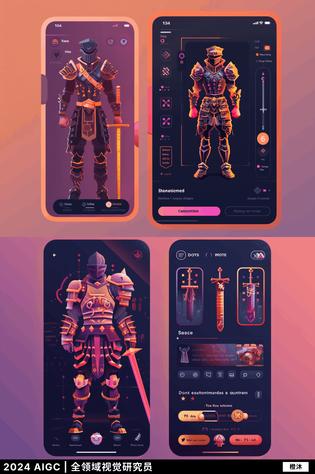 9 款 AIGC 游戏角色 UI 风格探索，哪款能戳中你的心？ - 知乎