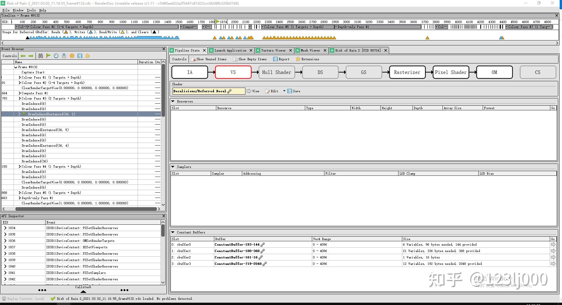 【Renderdoc使用说明文档与游戏检测工具简要总结】 - 知乎