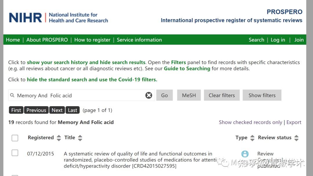 Meta分析prospero平台最全注册流程 - 知乎