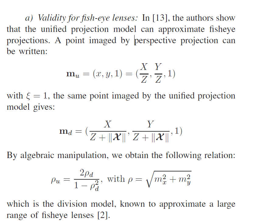 相机内参模型Mei/omni-directional详解 - 知乎
