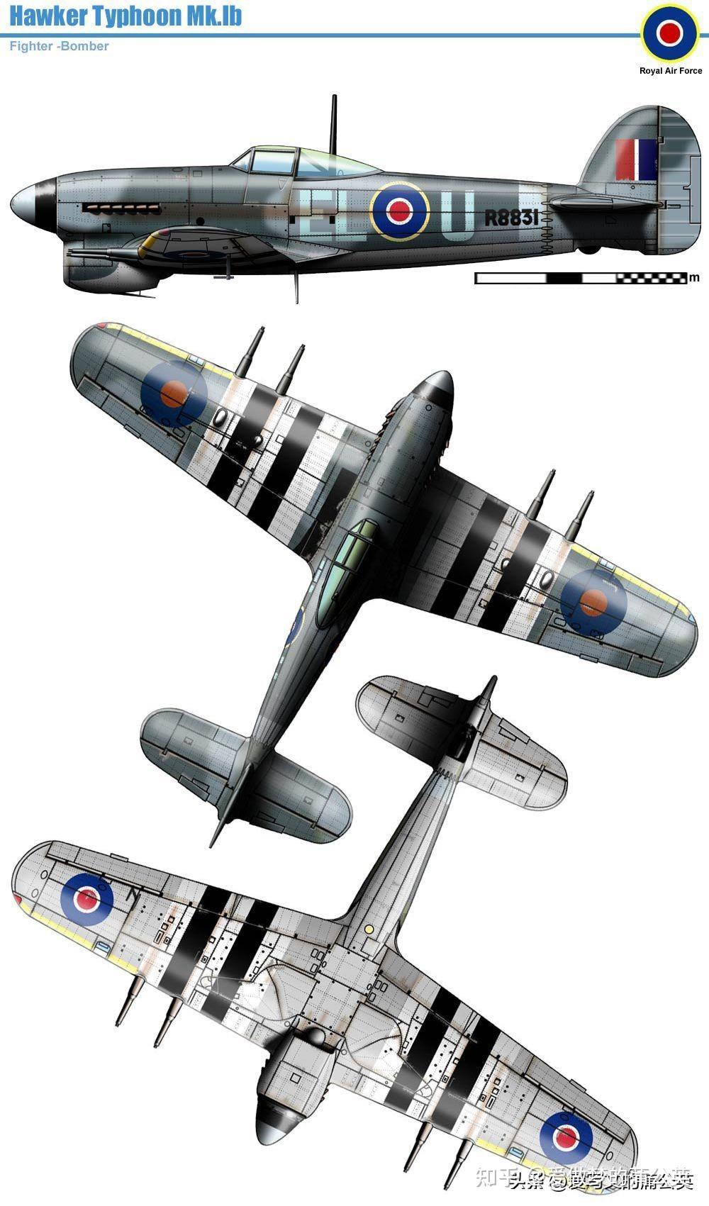 二战军机大全——英国篇2（飓风、旋风、台风、暴风战斗机系列） - 知乎