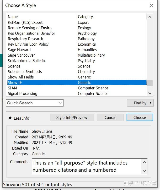 EndNote 20高级技能：一键显示2021最新SCI期刊影响因子 - 知乎