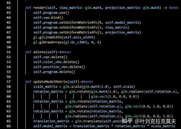 用python和opengl探索数据可视化（三维篇） 创建三维坐标轴类和立方体类 知乎