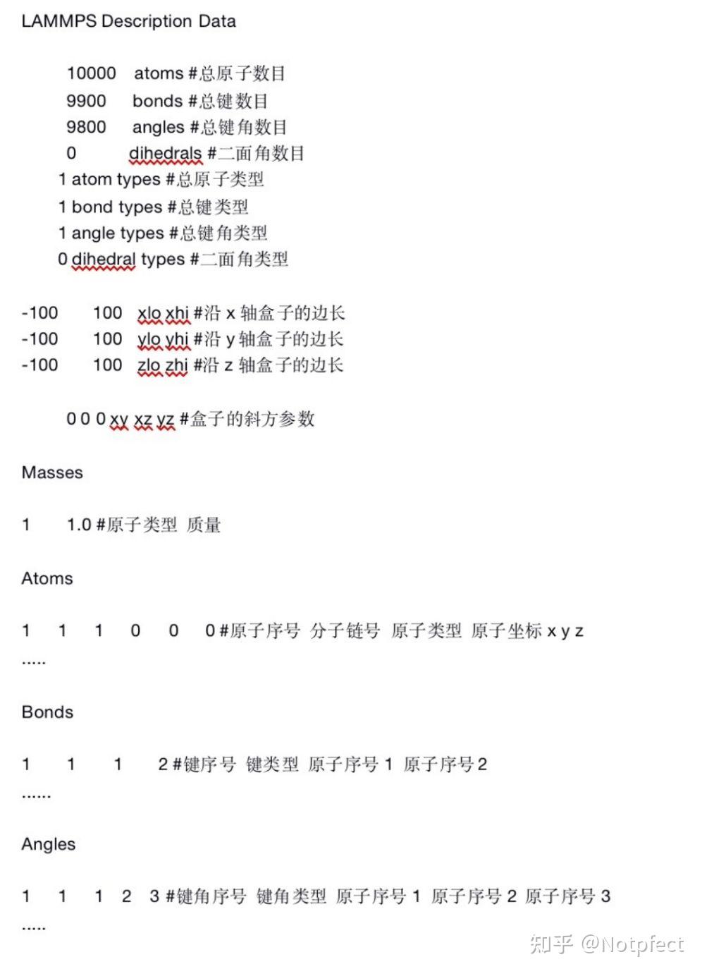 请问各位计算大神，Lammps是怎么生成data文件的啊？在线等，挺急的！？ - 知乎