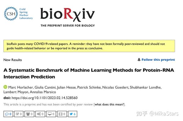 论文精读 A Systematic Benchmark of Machine Learning Methods for Protein-RNA Interaction Prediction - 知乎
