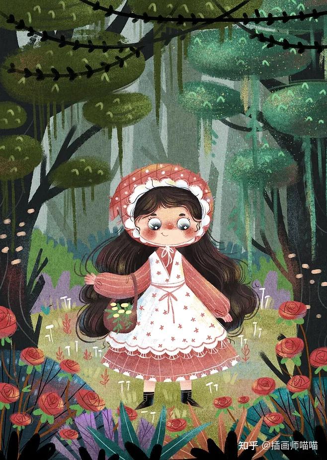 10种常见的插画风格插画师入门必看知识 知乎 0771