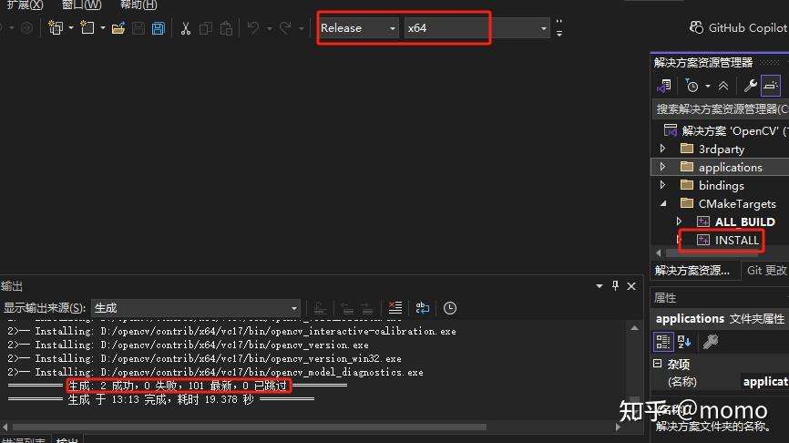 Visual Studio2022 + OpenCV_4.11 + OpenCV_contrib_4.11 +Cmake源代码编译 - 知乎