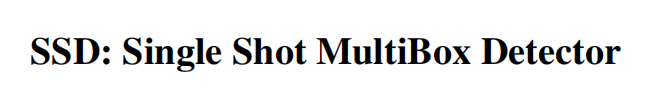 目标检测论文阅读系列：SSD: Single Shot MultiBox Detector - 知乎