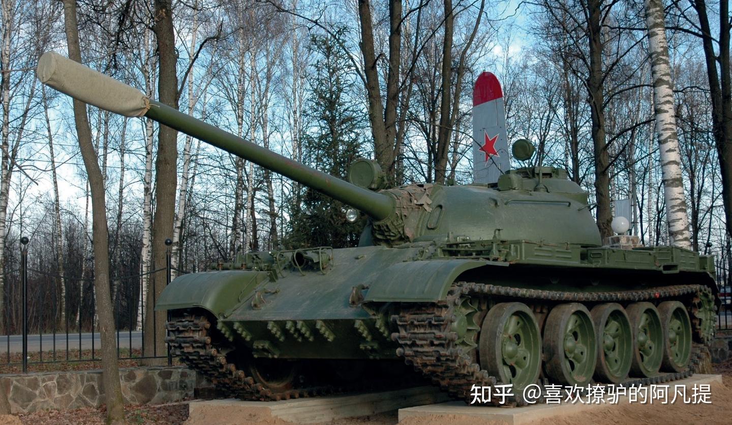 编号14：T-55主战坦克（第四部分）：T-55 M1958、T-55A M1961、T-55K、T-55AK、T-55 ALMAZ - 知乎