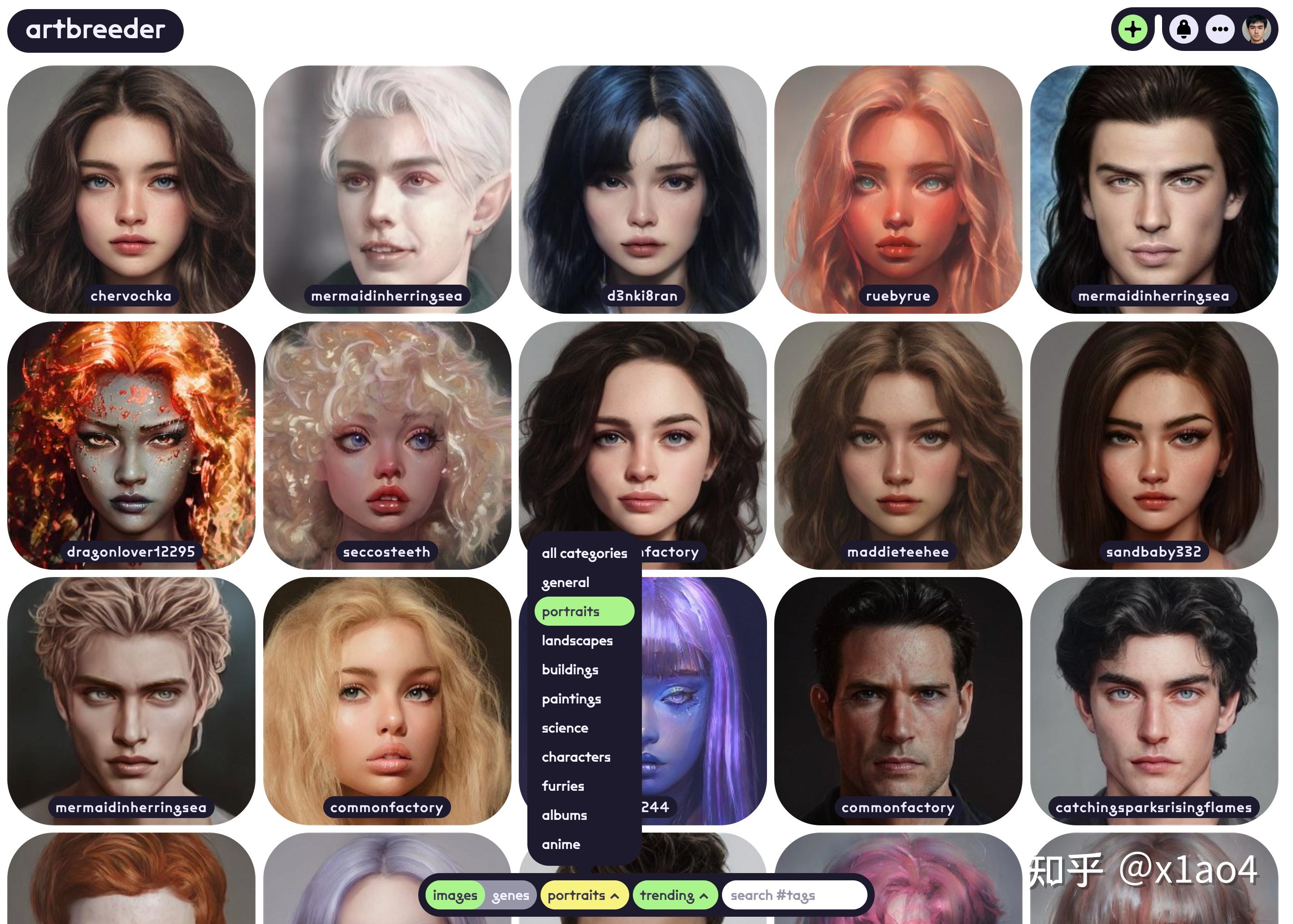 人工智能合成创意工具 Artbreeder 入门教程 - 知乎