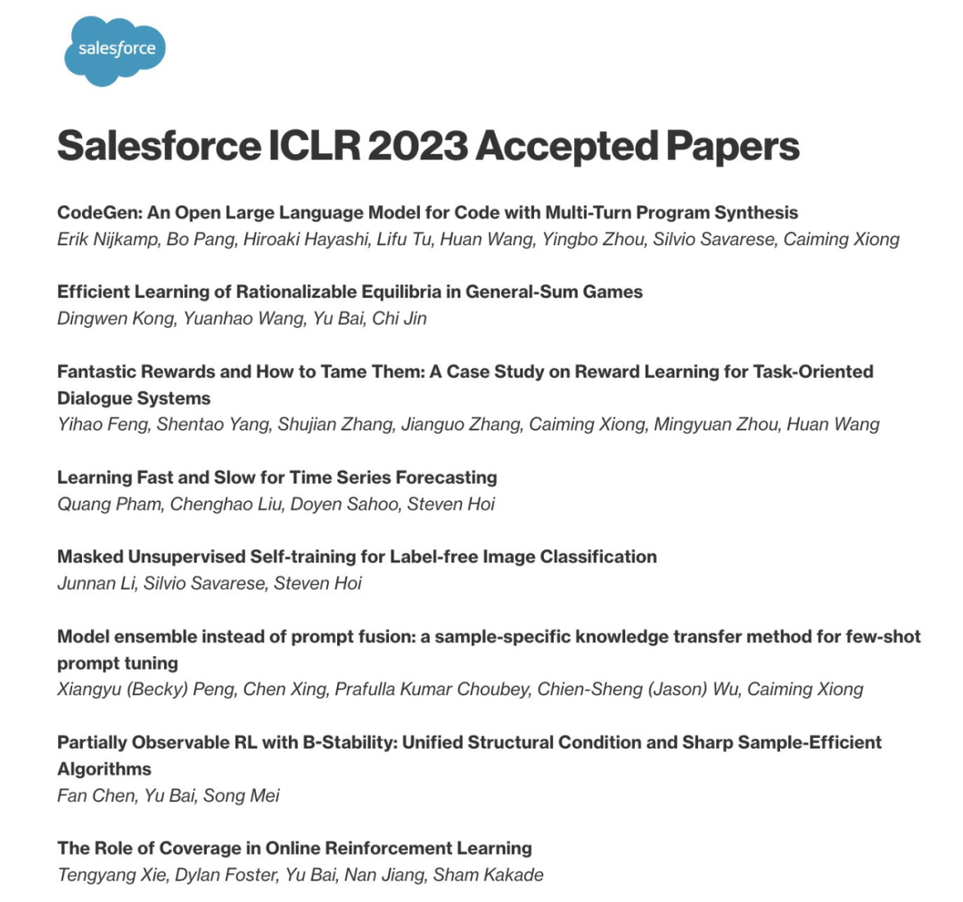 ICLR 2023论文列表公布，有机构一口气中20多篇 - 知乎