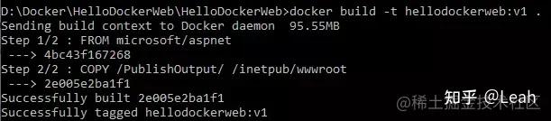 在Docker容器中运行ASP.NET MVC应用程序