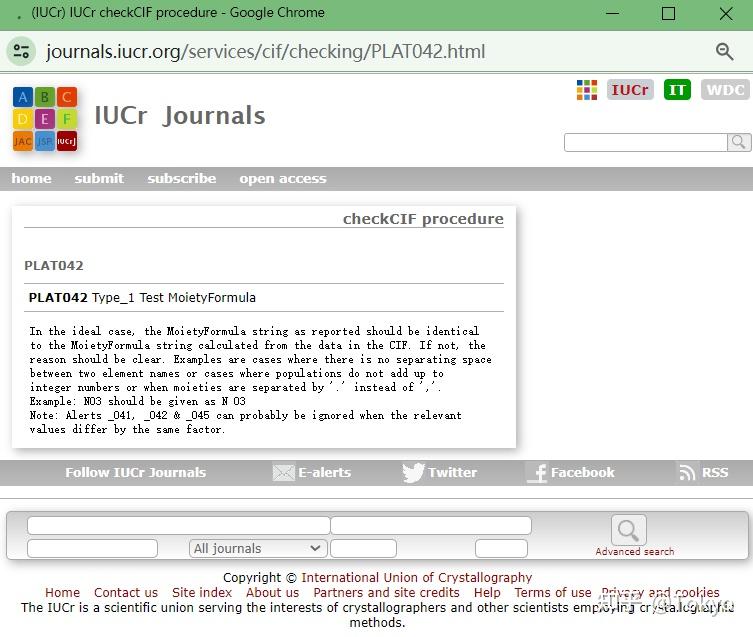 CheckCIF-C级警报PLAT042处理案例 - 知乎