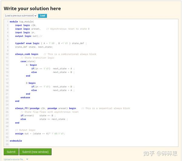 HDLBits: 在线学习 SystemVerilog（十八）-Problem 115-125（状态机一） - 知乎