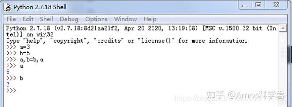 使用Python交换两个数的值，你会几种方法？？？ - 知乎