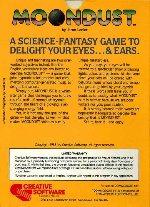 Peter Lido《月尘 Moondust》:音乐游戏意想不到的祖先 (2016) - 知乎