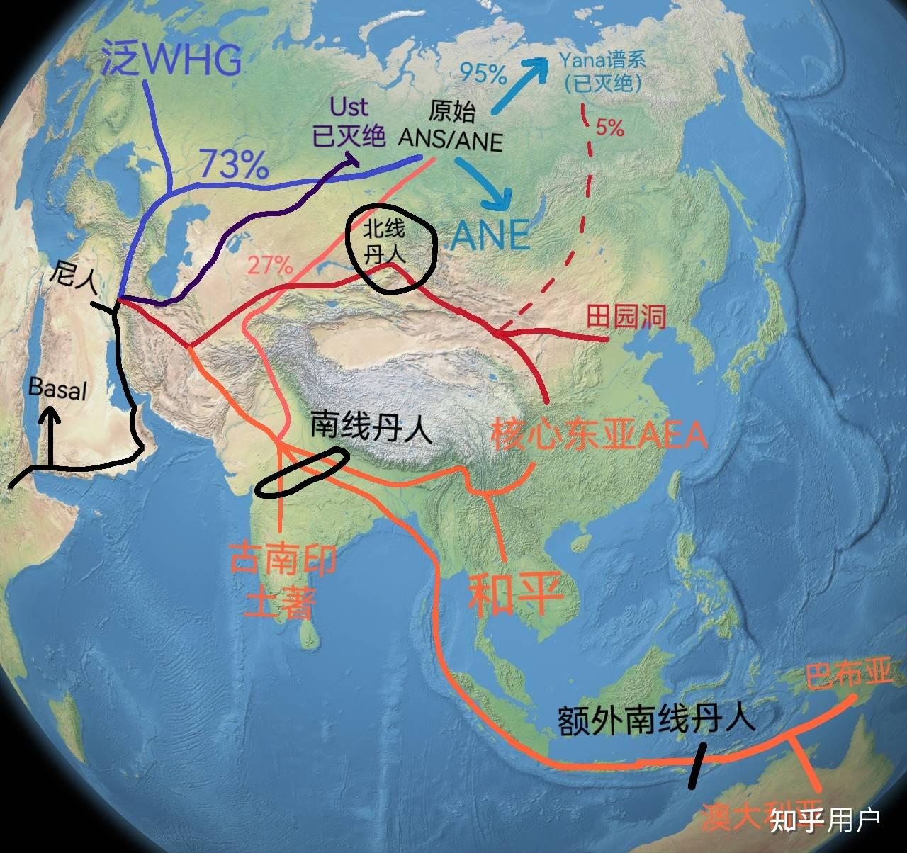 伊深河口人(Ust'-Ishim)和古北欧亚人(ANE)有什么区别？ - 知乎