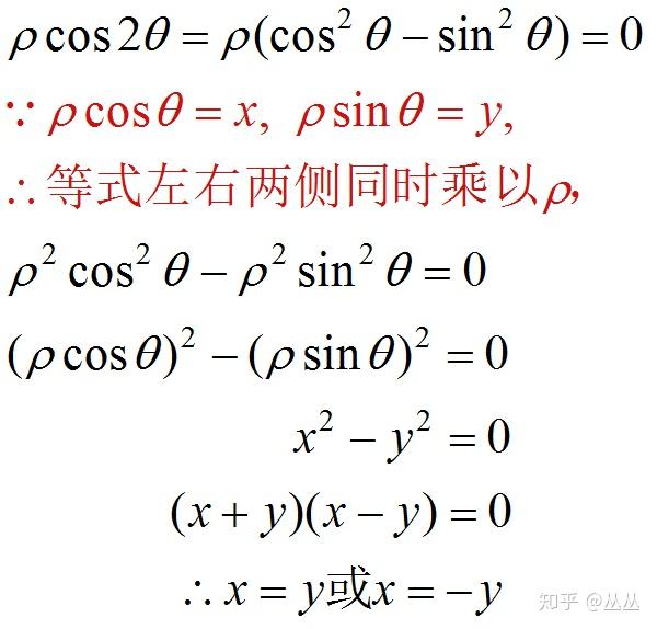 极坐标方程里的三角函数基础知识 知乎 0208