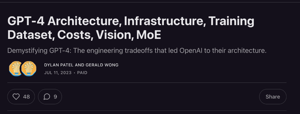 GPT-4“终极大揭秘”：1.8万亿巨量参数、训练一次6300万美元！ - 知乎