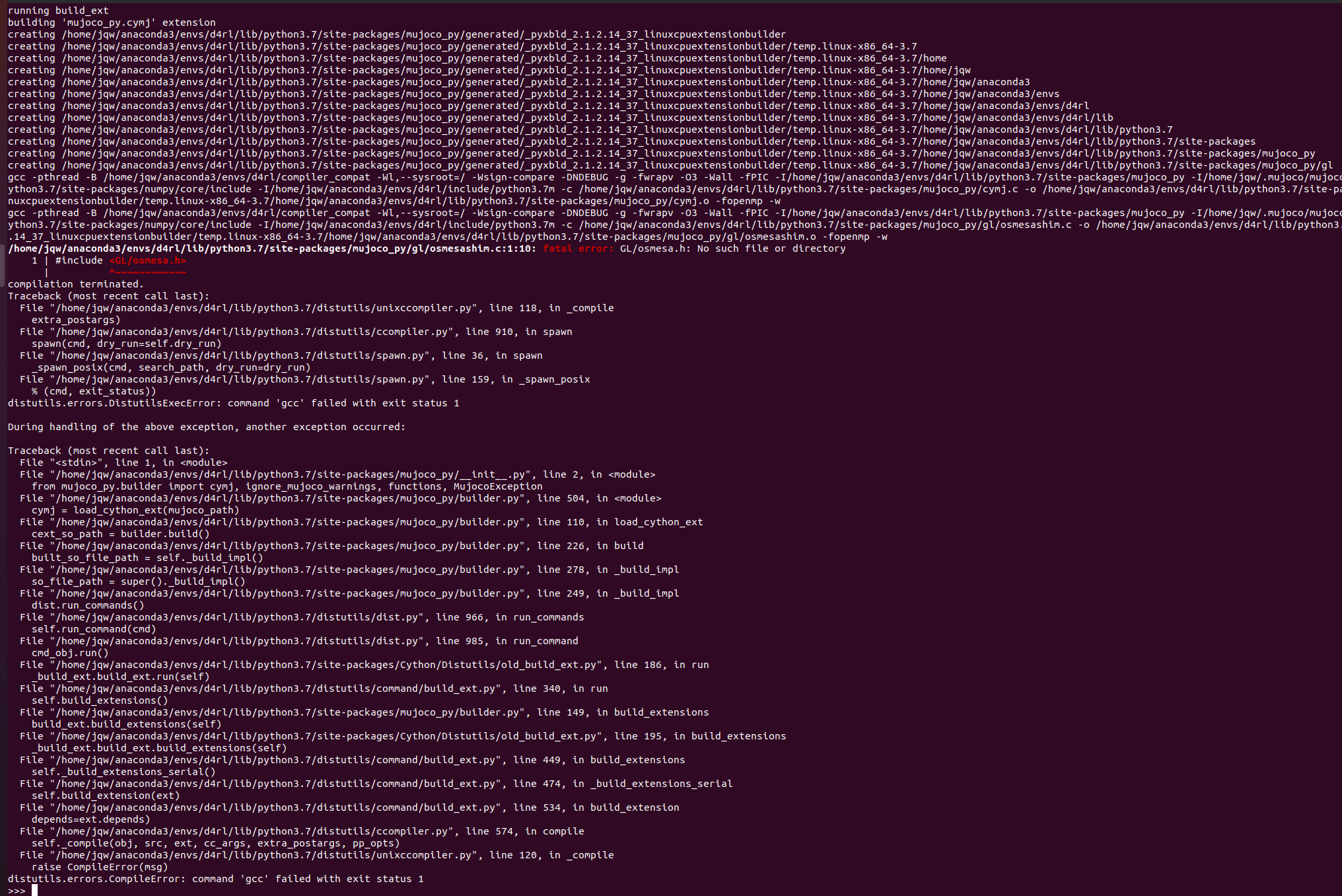 离线强化学习(Offline RL)系列2: (环境篇)D4RL数据集简介、安装及错误解决 - 知乎