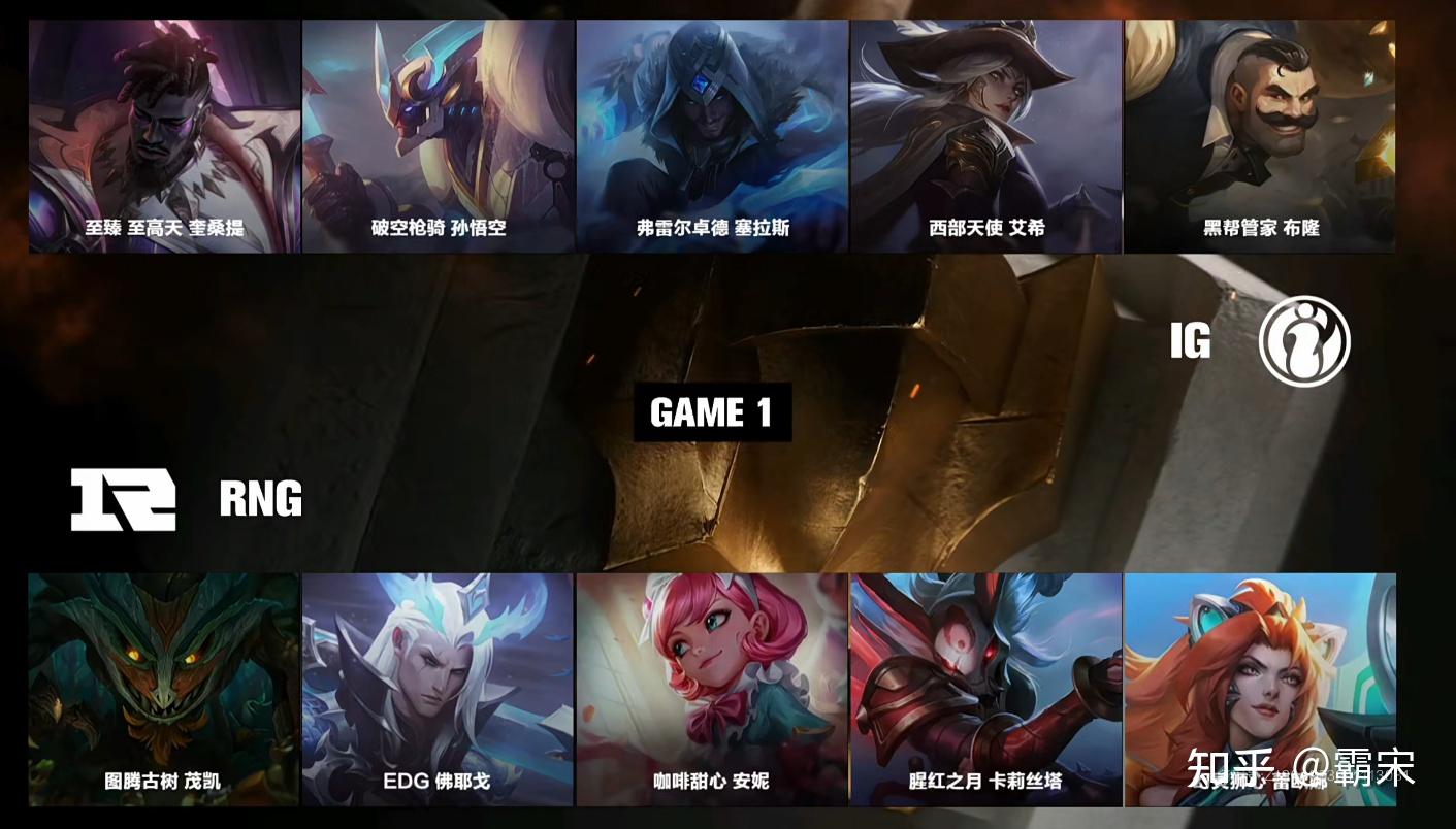 德玛西亚杯：电竞春晚就这？IG16分27秒，碾压RNG，晋级淘汰赛 - 知乎