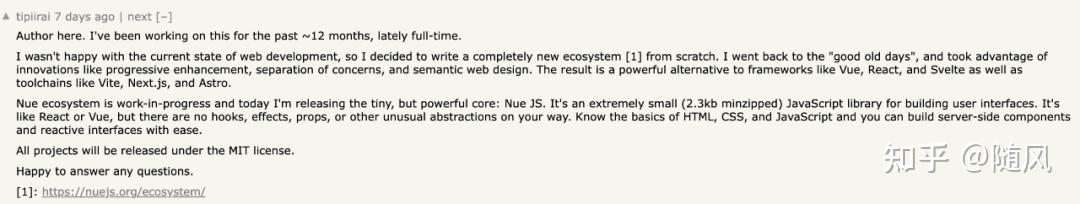 取代 Vue 和 React？新框架 Nue JS，能将代码量减少 10 倍！ - 知乎