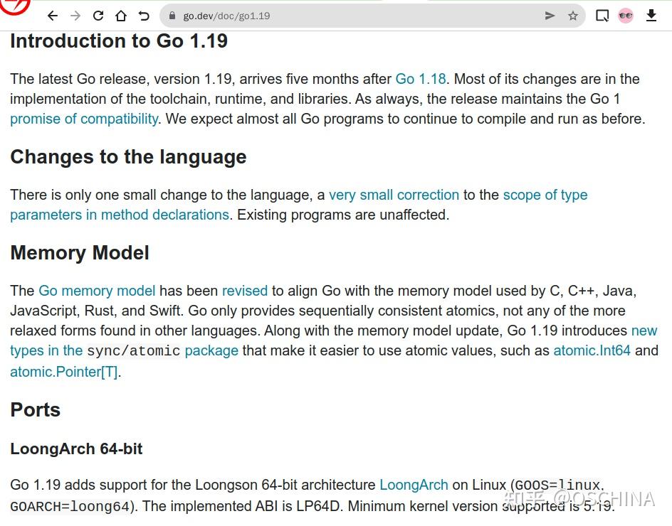 Go 1.19 开始原生支持 LoongArch 架构 - 知乎